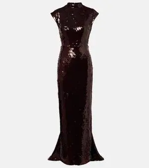 ROTATE BY BIRGER CHRISTENSEN Kamaja Sequined Gown