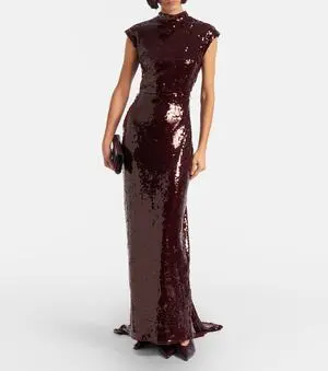 ROTATE BY BIRGER CHRISTENSEN Kamaja Sequined Gown
