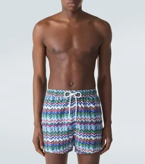 Missoni Zigzag Swim Trunks - Multicoloured