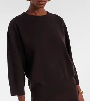 Extreme Cashmere N°398 Jewel Cashmere Sweater - Brown