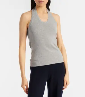 Extreme Cashmere Jerry Cotton And Cashmere Jersey Top
