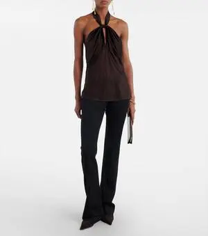 TOM FORD 55 Suede Ankle Boots - Brown