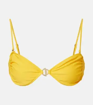 BANANHOT Terra Bandeau Bikini Top - Yellow