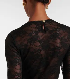 BANANHOT Rona Cropped Lace Top