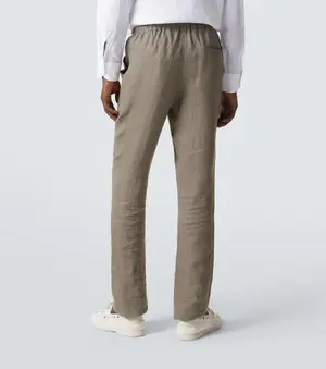 Kiton Linen Slim Pants