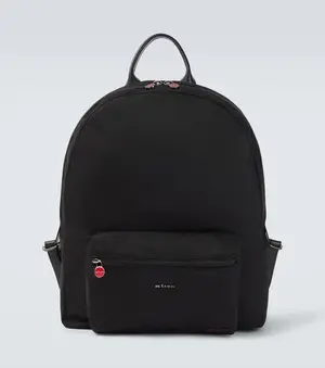 Kiton Logo Backpack - Black