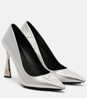 Stella Mccartney Silver Tone Pumps