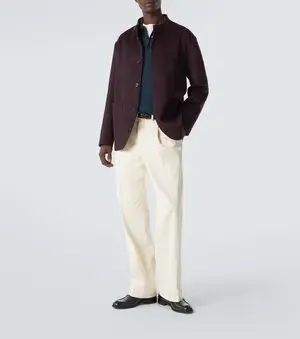 Sunspel Wool Polo Shirt