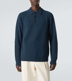 Sunspel Wool Polo Shirt