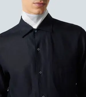 Loro Piana André Linen Shirt - Blue