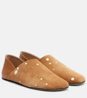 JW Anderson Babouche Suede Slip-on Shoes - Beige