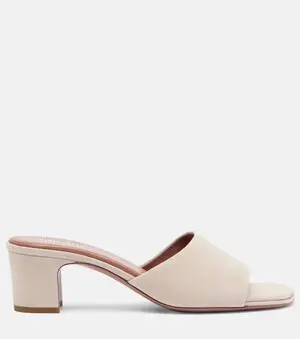 Paris Texas Ava 50 Suede Mules - Grey