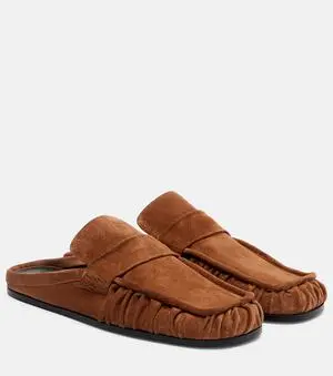 JIL SANDER Sabot Suede Mules