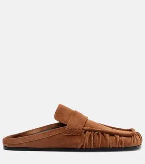 JIL SANDER Sabot Suede Mules
