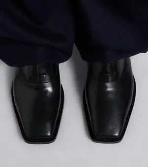 JIL SANDER Leather Pumps - Black