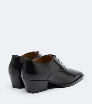 JIL SANDER Leather Pumps - Black