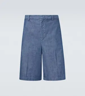 JIL SANDER Denim Bermuda Shorts - Blue