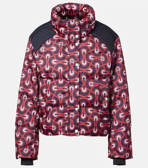 Fusalp Tatum Printed Quilted Ski Jacket - Multicoloured