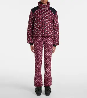 Fusalp Tatum Printed Quilted Ski Jacket - Multicoloured