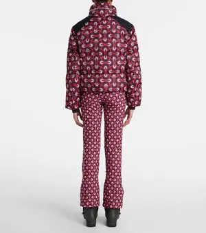 Fusalp Tatum Printed Quilted Ski Jacket - Multicoloured