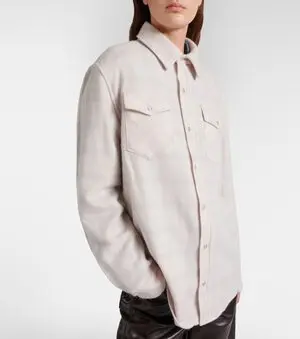 GOD'S TRUE CASHMERE Clarity Plaid Cashmere Shirt