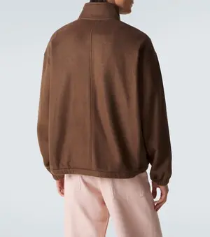 Auralee Silk Fleece Half-zip Sweater