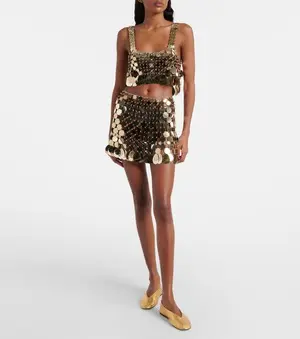 Rabanne Sequined Miniskirt