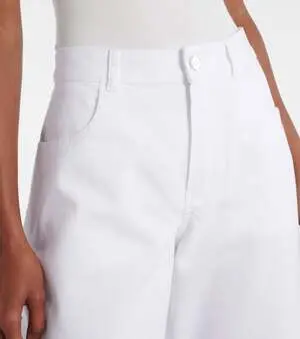 Alaïa Barrel Leg Jeans - White