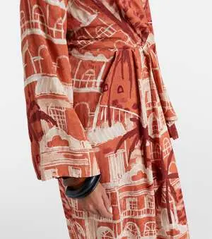 Johanna Ortiz Jacquard Midi Dress