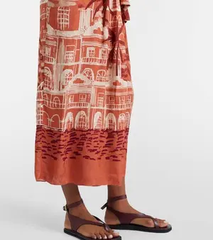 Johanna Ortiz Jacquard Midi Dress