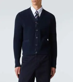 Thom Browne 4-bar Cotton Cardigan