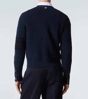 Thom Browne 4-bar Cotton Cardigan