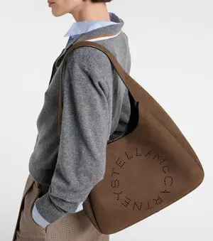Stella McCartney Logo Shoulder Bag - Brown