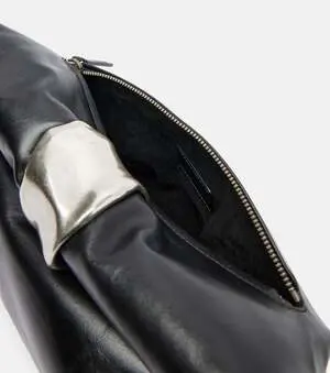 Staud Cuff Leather Clutch - Black