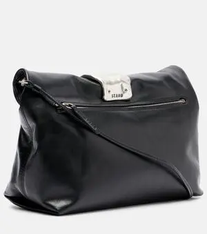 Staud Cuff Leather Clutch - Black