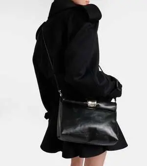 Staud Cuff Leather Clutch - Black
