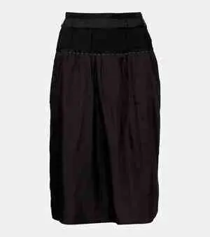 MAISON MARGIELA Paneled Midi Skirt