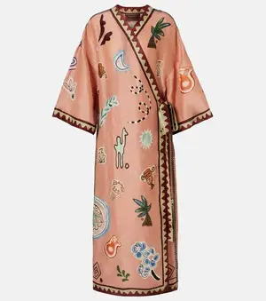 Women's Silk Blend Midi Dresses