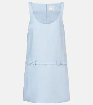 Posse Harper Linen Mini Dress - Blue