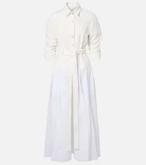 Gabriela Hearst Delyth Cotton And Linen Maxi Dress