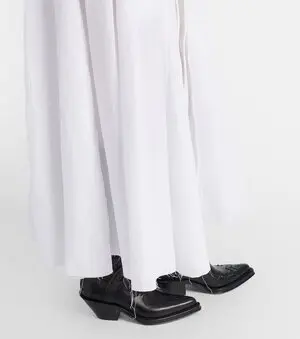 Gabriela Hearst Delyth Cotton And Linen Maxi Dress