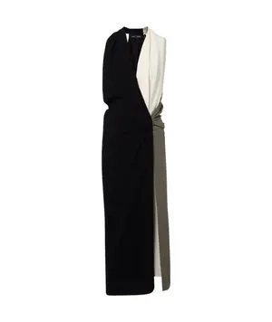 Proenza Schouler Elsa Draped Crêpe Midi Dress - Multicoloured