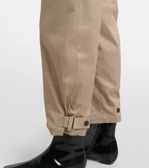 Proenza Schouler Cotton Barrel-leg Pants
