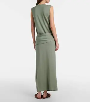 JIL SANDER Virgin Wool Maxi Dress
