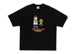 A BATHING APE X Spotify X Central Cee Bax Milo Relaxed Fit Tee Shirt - Black