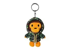 A BATHING APE X Spotify X Central Cee Camo Bax Milo Keychain - Green