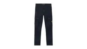 Stone Island Stretch Organic Broken Twill Pant - Navy Blue