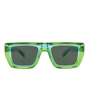 Gucci Square Frame Injection Sunglasses - Green Green Green (gg1723s/30015511/005)