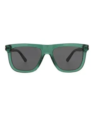 Gucci Square-frame Recycled Acetate Sunglasses - Green Green Grey (gg1502s/30014783/003)