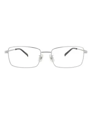 Dunhill Square Frame Titanium Optical Frames - Silver Silver Transparent (du0068oa/30014066/008)